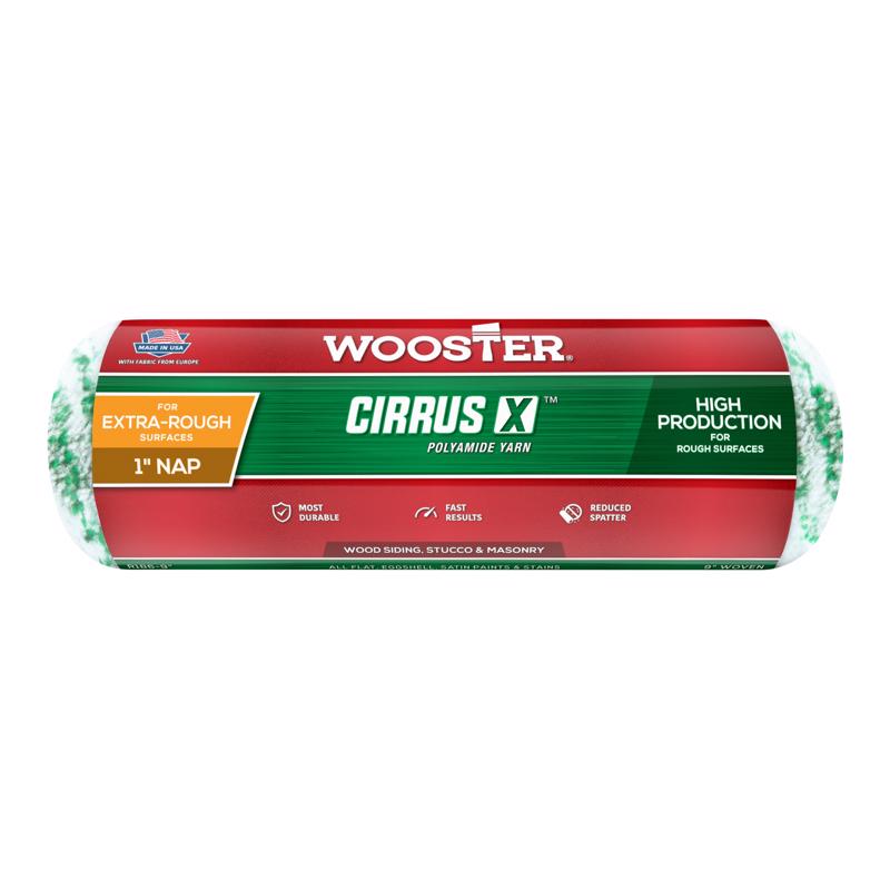 Wooster Cirrus X Yarn 9 in. W X 1 in. Paint Roller Cover 1 pk – Factory ...