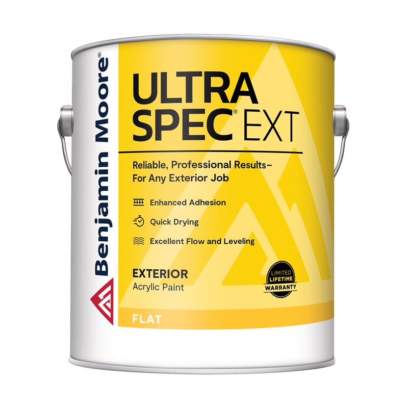 Benjamin Moore Ultra Spec Flat Base 1 House & Trim Paint Exterior 1