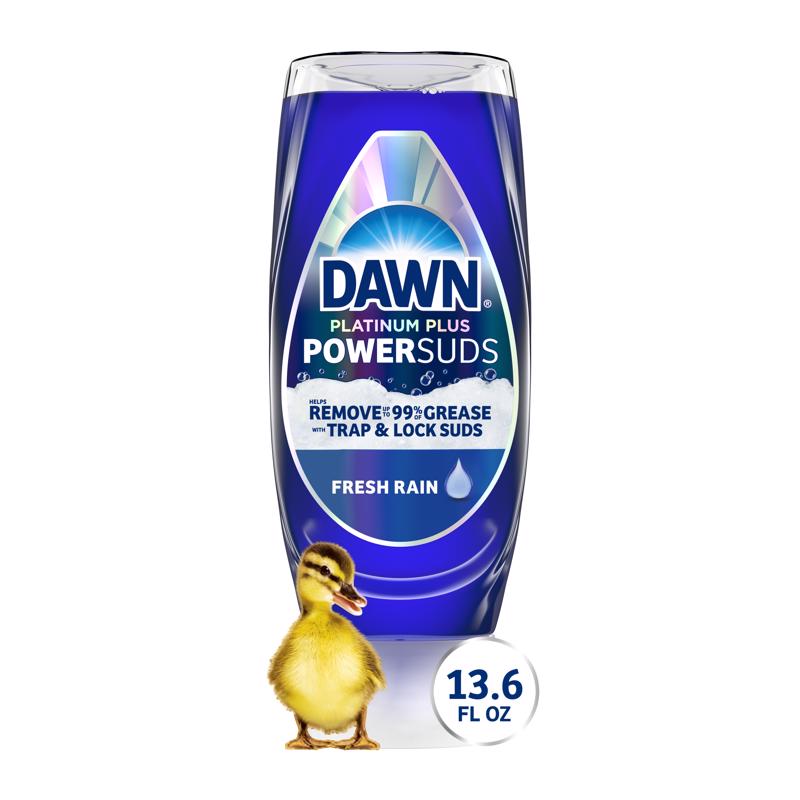 Dawn Platinum Plus PowerSuds Fresh Scent Liquid Dishwashing Liquid ...