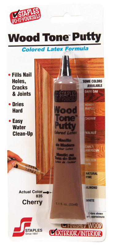 Staples Wood Tone Red Mahogany/Cherry Colored Latex Putty 1.1 oz ...