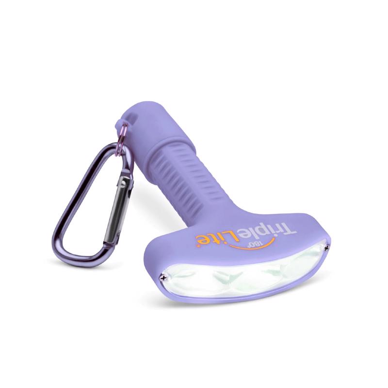 TripleLIte 50 lm Purple LED Flashlight AAA Battery – Factory Hardware Store