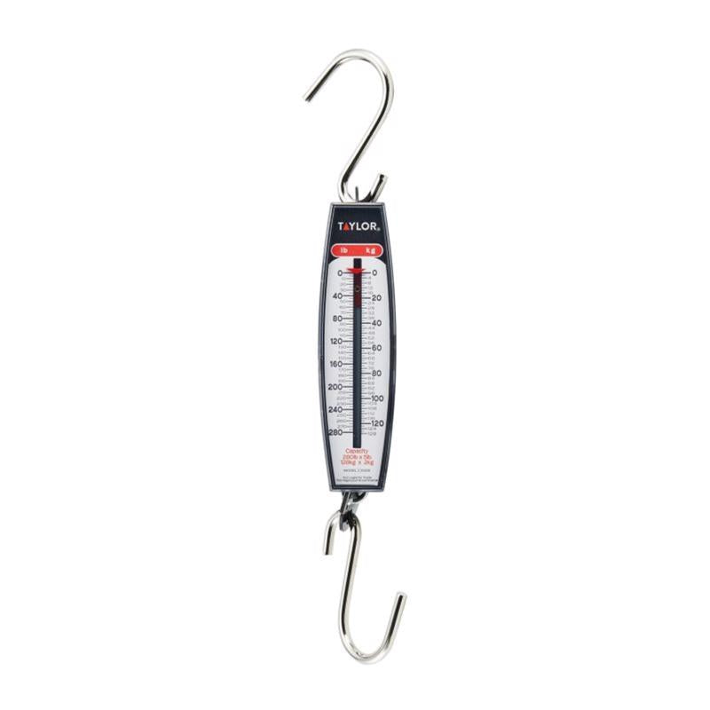 Taylor White Analog Hanging Scale 280 lb