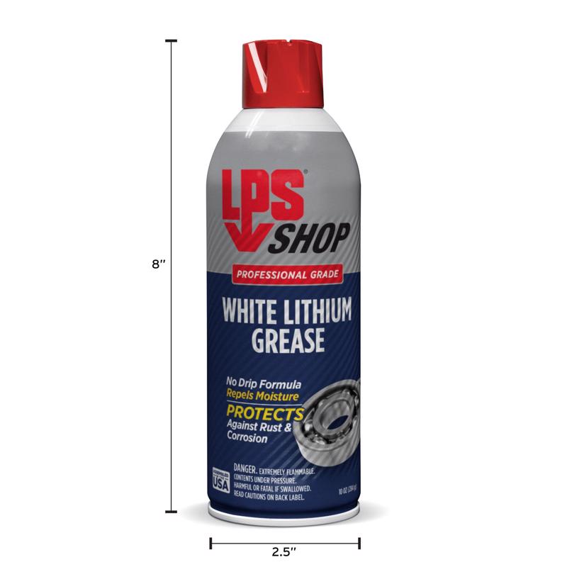 LPS White Lithium Grease 10 oz