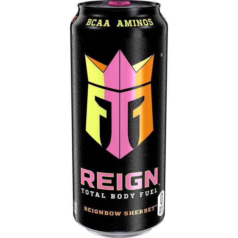 Monster Reign BCAA Aminos Sugar Free Reignbow Sherbet Energy Drink 16